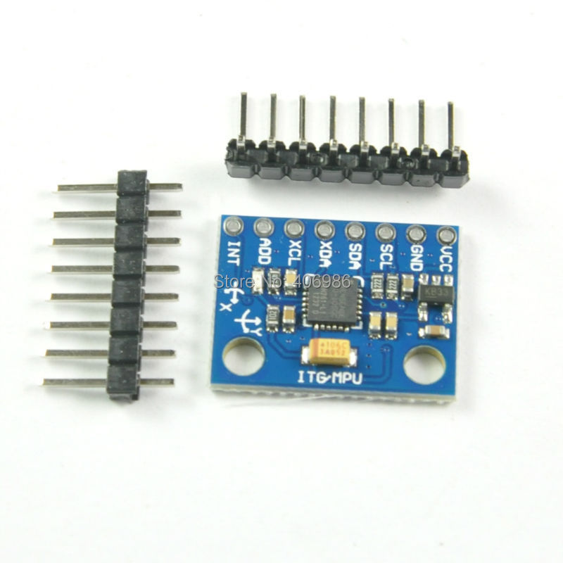 Купить 6 Dof Mpu 6050 3 оси акселерометр гироскопа модуль для Arduino