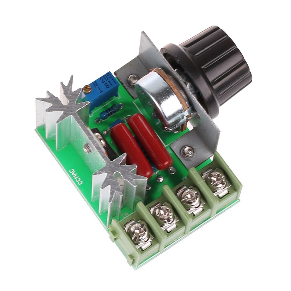 Купить 2 x 220 2000w scr напряжения регулятор яркости регуляторы ...