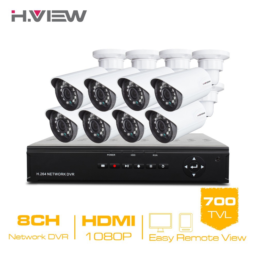 Купить h.View 8-канальный cctv системы 8 канал hdmi 8pcs 700 ТВЛ ИК ...