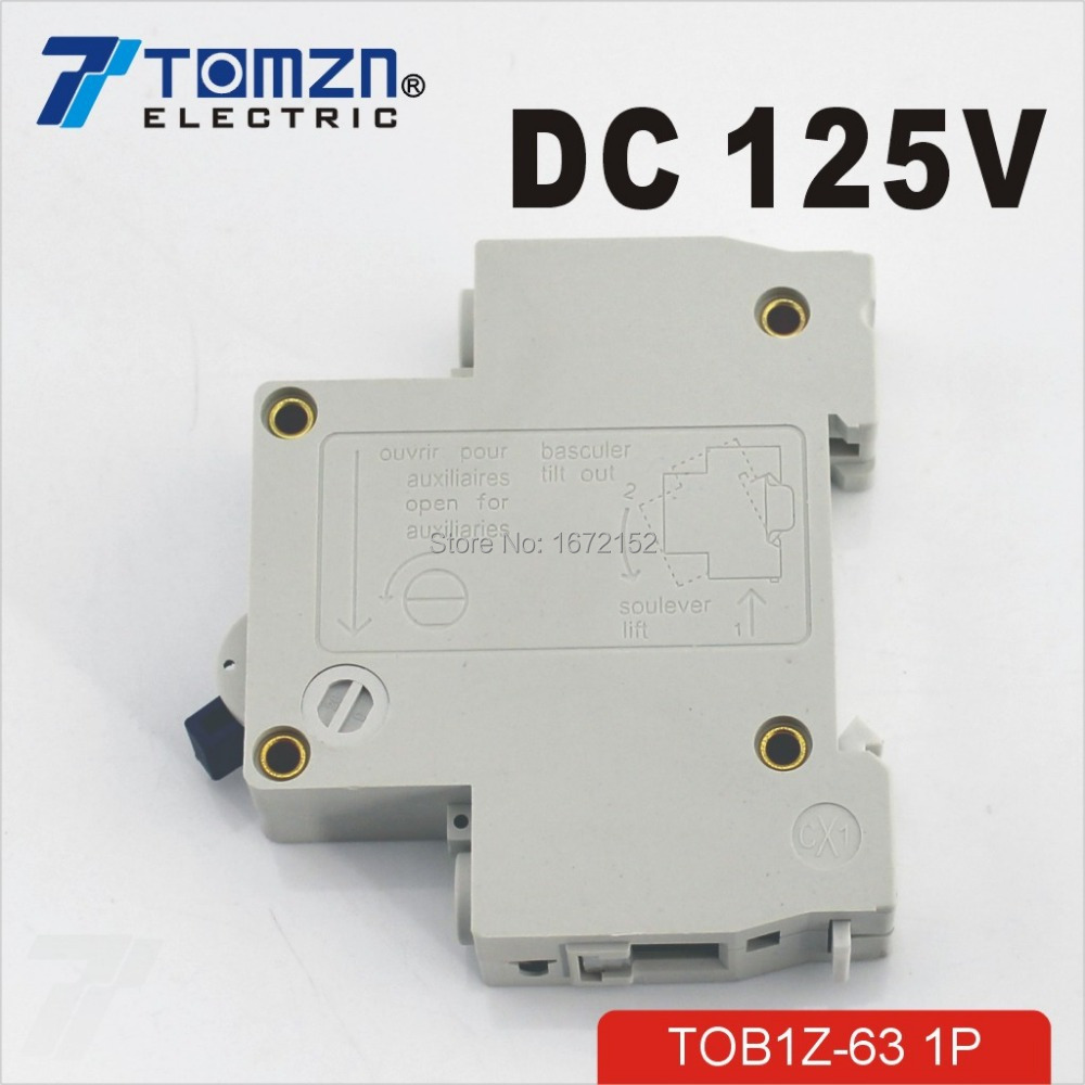 Купить 1 p 20А 20 ампер dc 125v выключатель mcb тока в интернет ...
