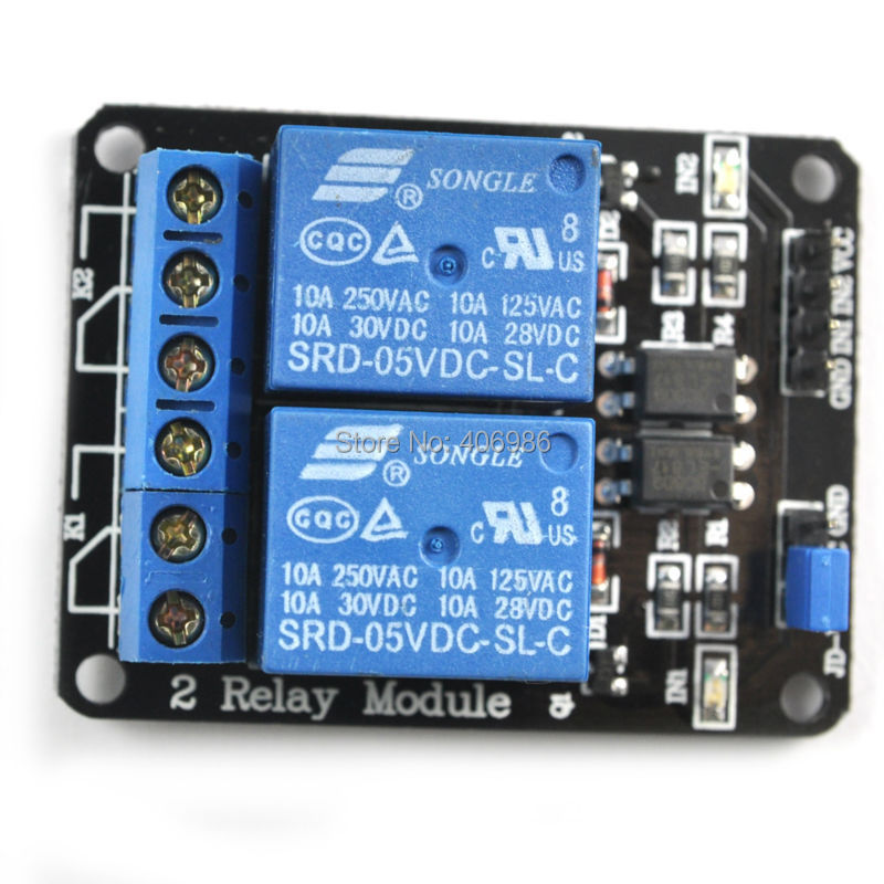 Купить 5v 10А реле 2 канальный модуль щита для Arduino руку ПОС Avr Dsp