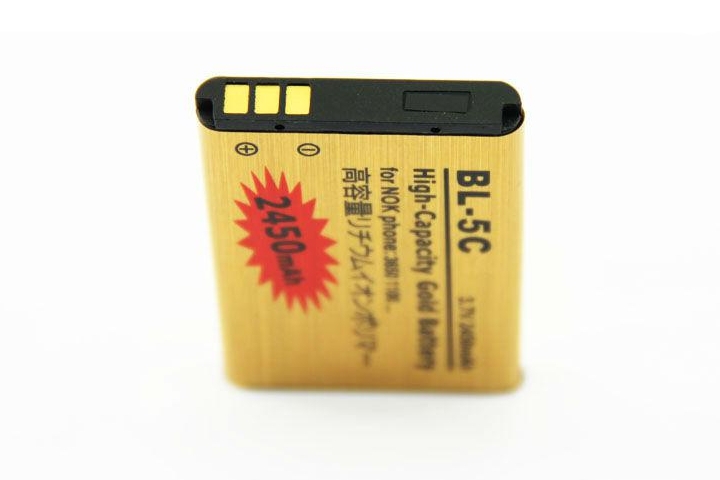 Купить большой емкости золото bl - 5c аккумулятор bl-5c для nokia 3650 ...