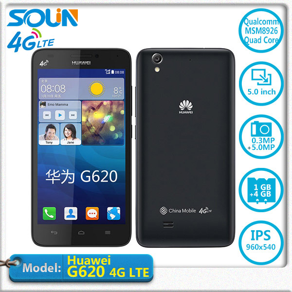 Купить Оригинальный huawei g620 4g lte qualcomm snapdragon msm8212 quad ...