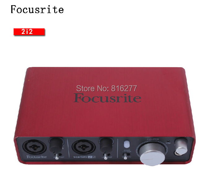 Купить Focusrite Скарлетт 2i2 гитара, запись аудио интерфейс USB 2.0 ...
