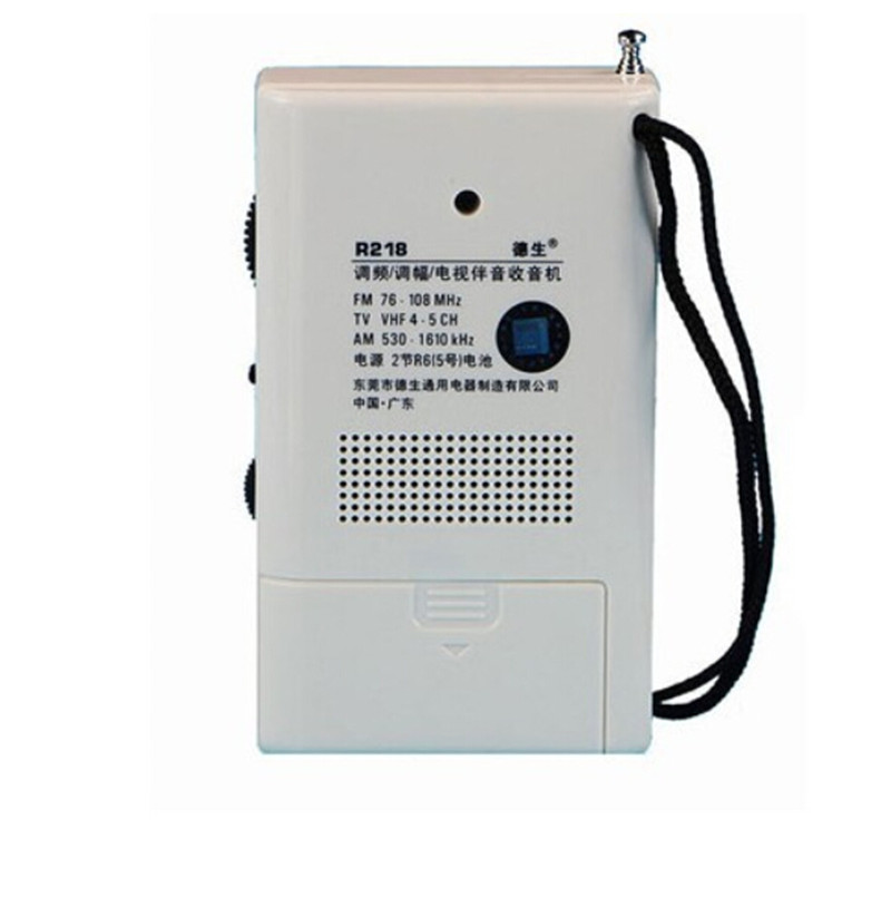 Купить TECSUN r-218 портативный fm tv карман радио am am fm радио ...