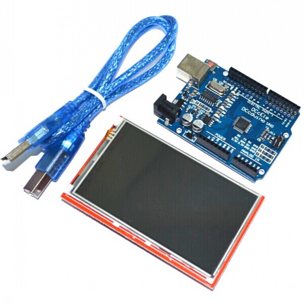 Купить ЖК дисплей модуль Tft 35 дюймовый Tft ЖК экран системной платы Arduino Uno R3 Rev3 