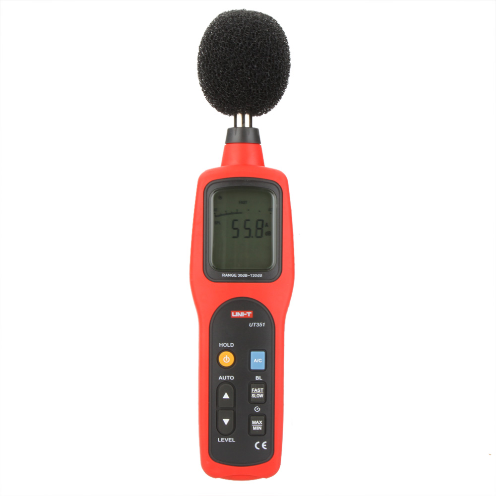 Купить UNI-t ut351 цифровой измеритель уровня звука децибел дБ метр шум ...