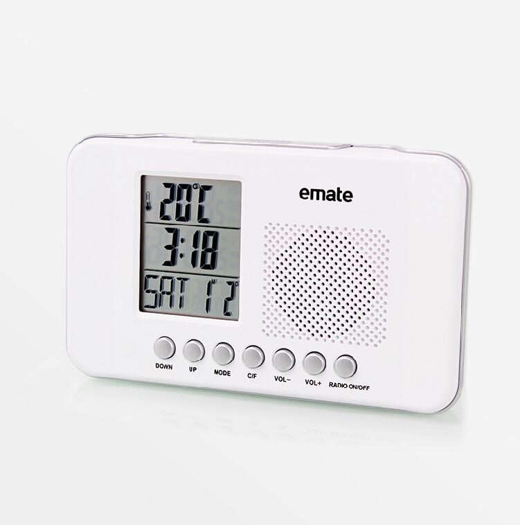 Купить высокое качество моды радиочасы lounged небольшие легкие часы ...