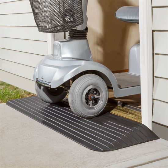 2 Rubber Threshold Ramp For Power Scooter Wheelchair Dh Tr 2 In Floor Mats From Automobiles