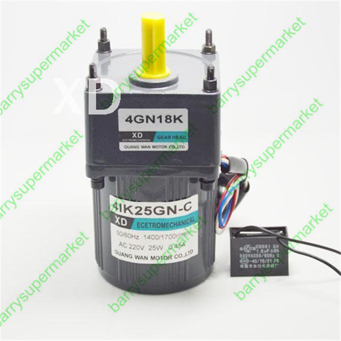 Купить 4ik25gn-c ac220v 25Вт 10-500 об/мин передач Мотор однофазные ...