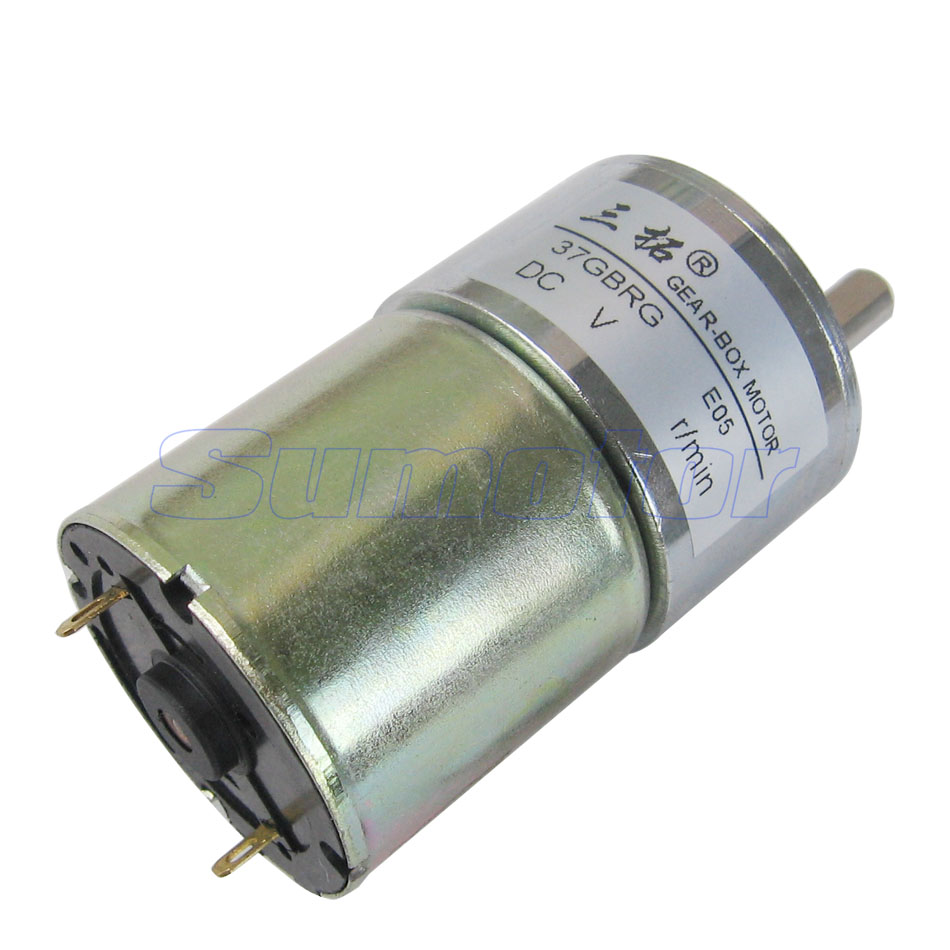 Купить 37gbrg dc 12v 24v микро электрический редуктор металла ...