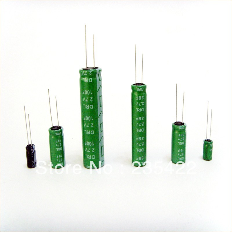 Купить конденсатор 2.7V 10f конденсатор 10 * 30super Фарад конденсатор ...