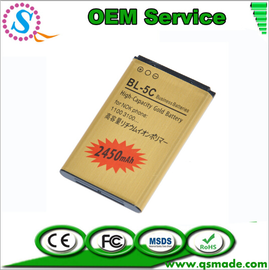 Купить аккумулятор bl - 5c 5c bl5c 2450mAh для nokia 1100 1108 1110 ...