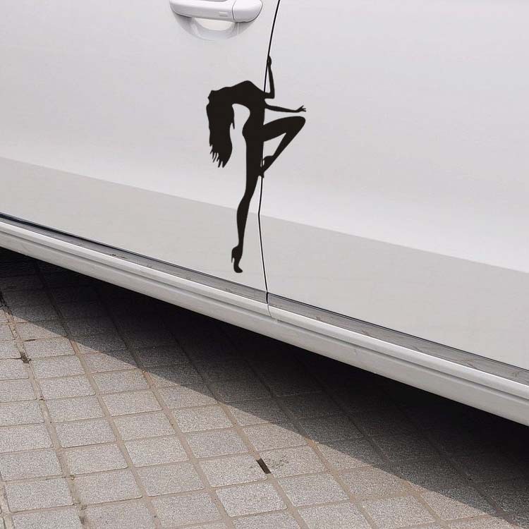 Drinking Sexy Attractive Girl Vinyl Decals Car Sticker 8 5 16cm T 00102