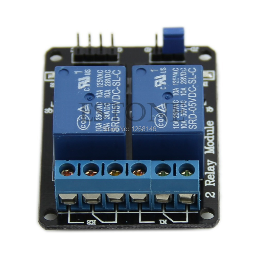 Купить S111 5v 1 шт 2 двух канальный релейный модуль с оптрона для