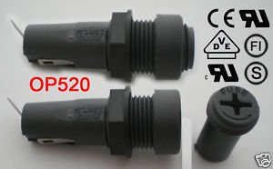 Купить 20 шт op520 держатель предохранителя 10А 250v 5х20 мм ...