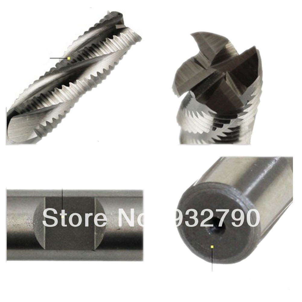 Купить новые 4 флейты hss & алюминия концевая фреза фрезерная резка cnc ...