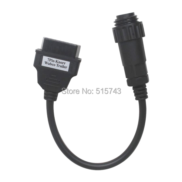Купить 7 pin knorr wabco прицепа obd ii кабель obd2 для авто грузовики ...